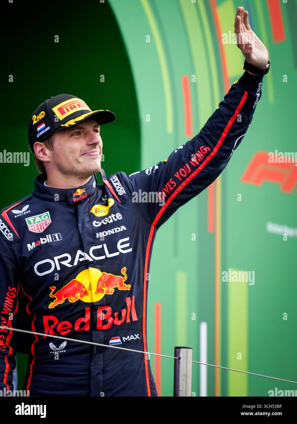 ZANDVOORT - Max Verstappen (Red Bull) after the Dutch F1 Grand Prix at the Zandvoort Circuit ...