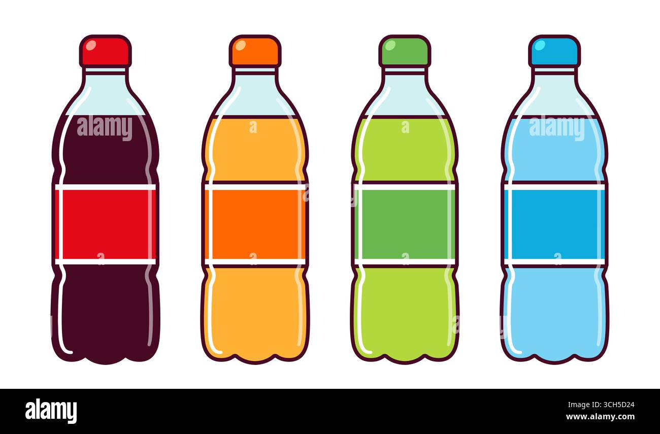 Soda water juice tea Stock Vector Images - Alamy