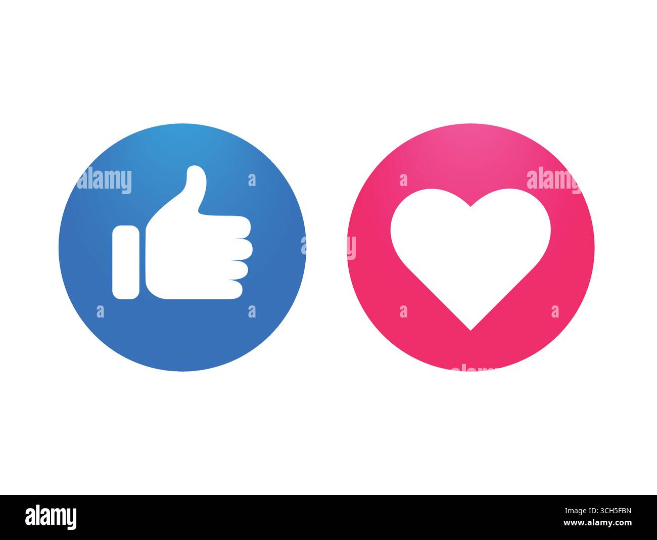 Online reaction icons Cut Out Stock Images & Pictures - Alamy