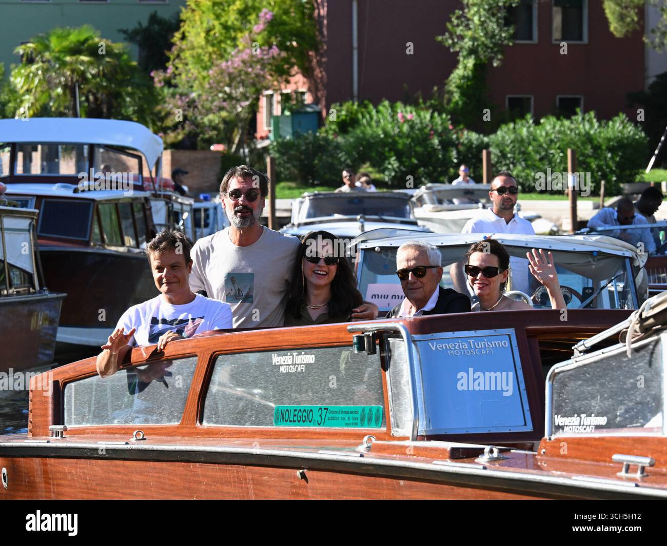Venice, Italy. 31st Aug, 2025. Day 5 - Arrival at the dock of the Hotel ...
