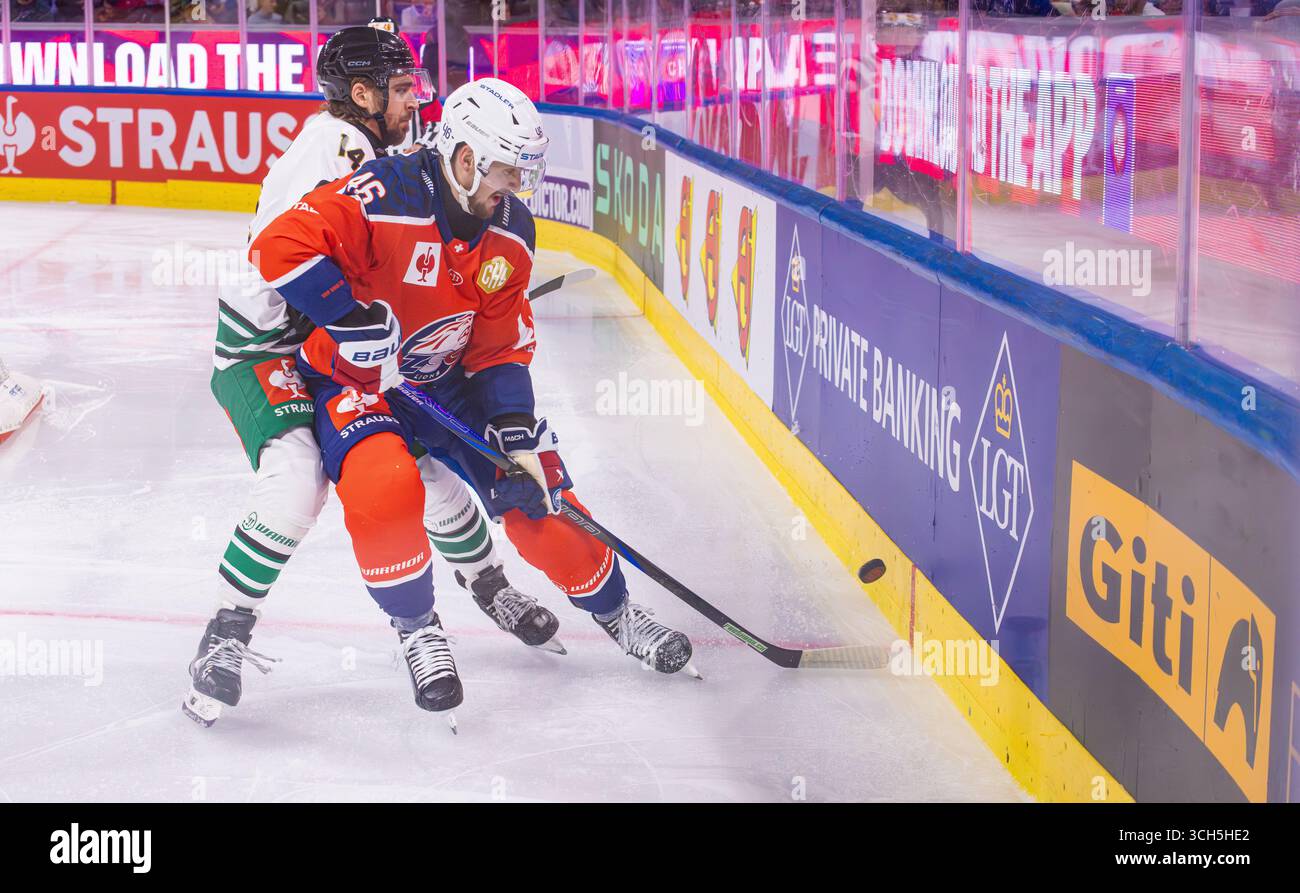 Zurich, Switzerland, 31st Aug 2025: Defender #46 Dean Kukan (ZSC Lions ...