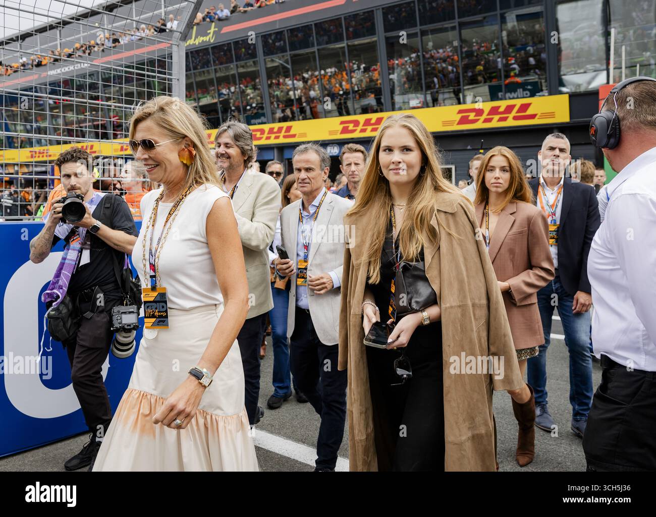 ZANDVOORT - Queen Maxima, Princess Amalia, and Princess Alexia on the ...