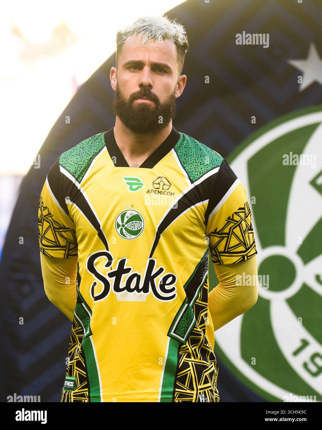 Jandrei of Juventude during the Campeonato Brasileiro game between ...