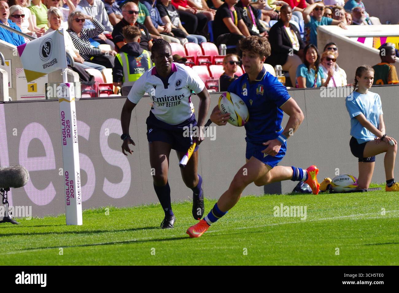 York, England, 31 August 2025. Alyssa D’Inca playing for Italy against ...
