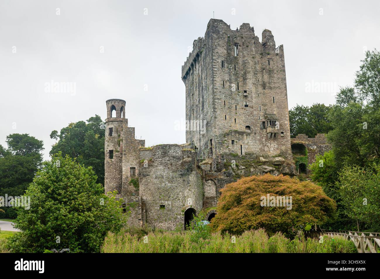 Historic Blarney Castle in County Cork Ireland with Stone Walls and ...