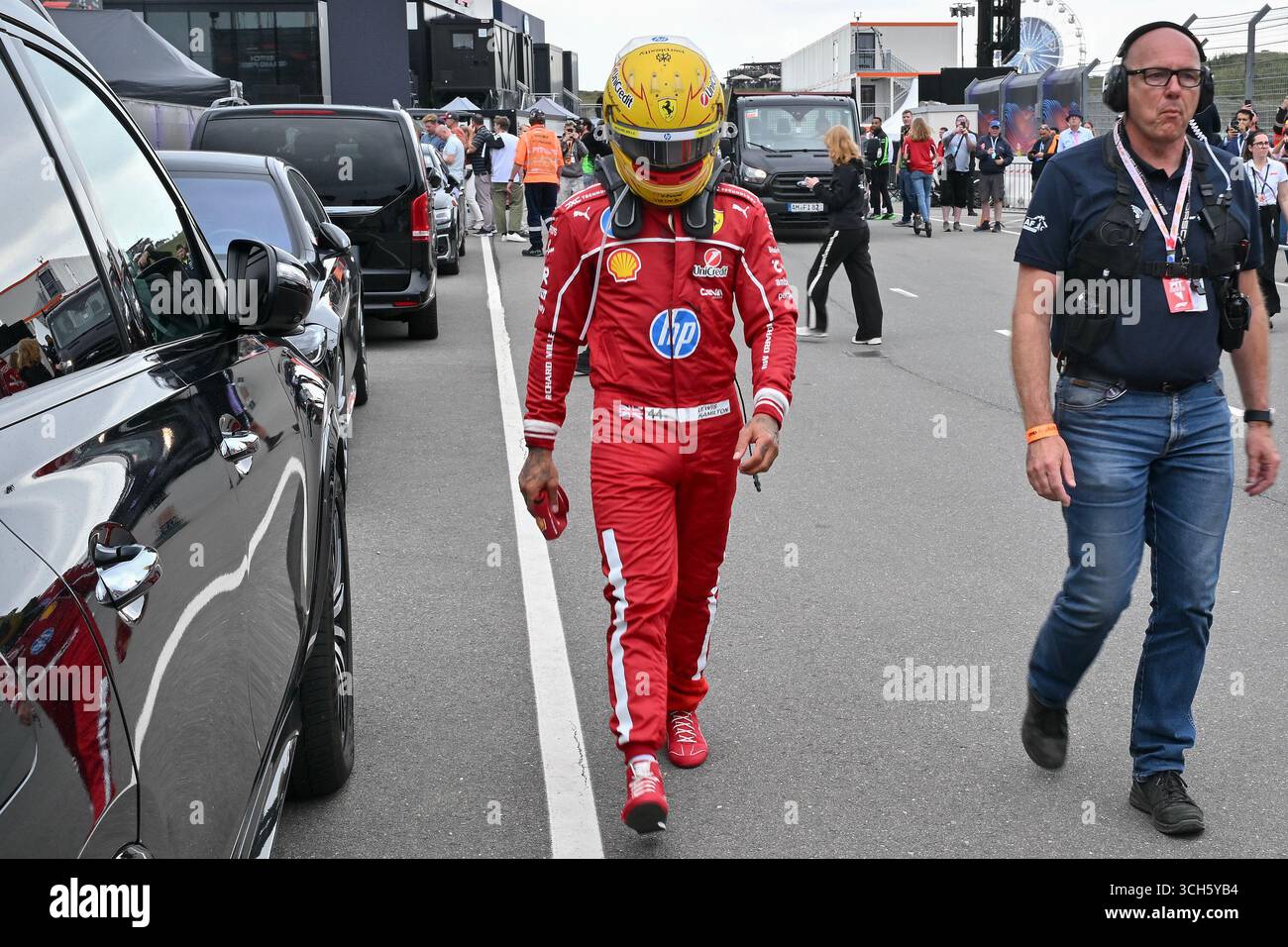 ZANDVOORT, NETHERLANDS - AUGUST 31: Lewis Hamilton of Great Britain and ...