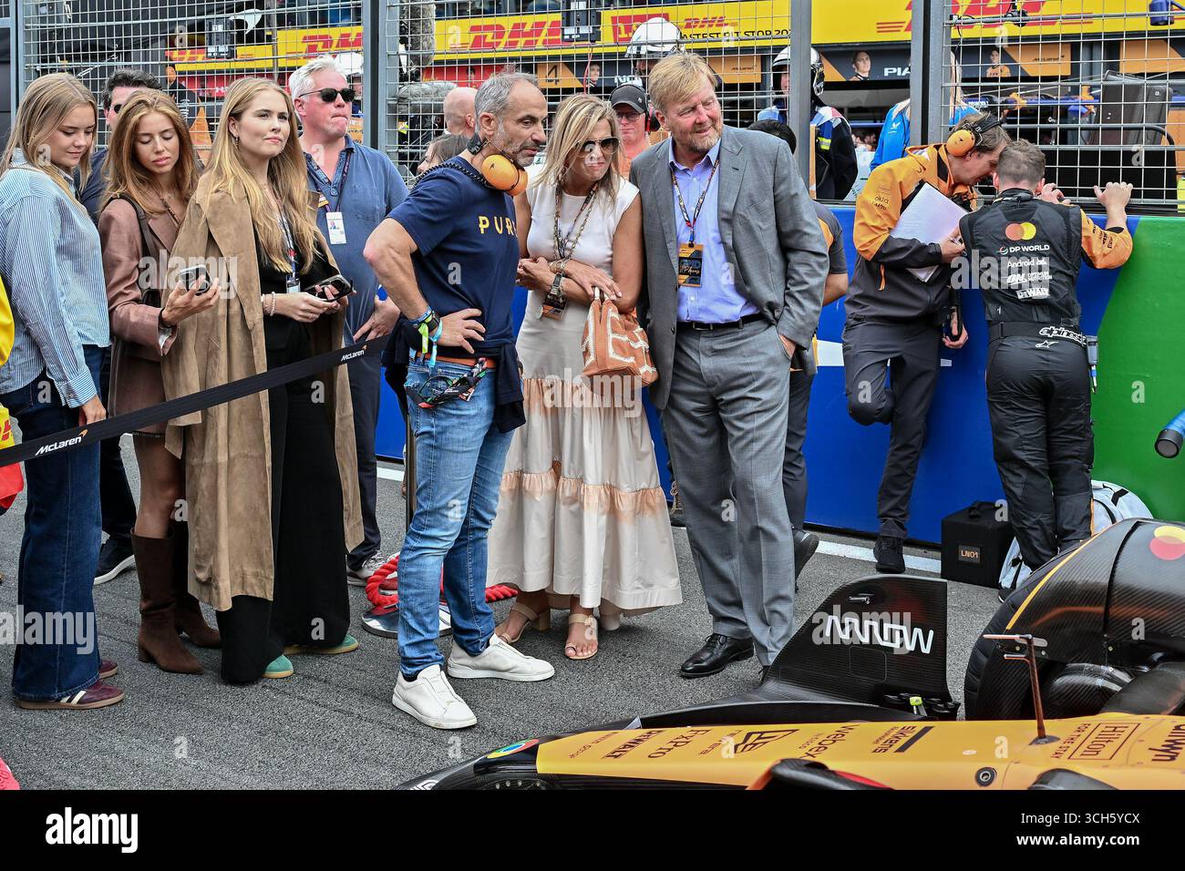 ZANDVOORT, NETHERLANDS - AUGUST 31: Adam Norris, Queen M‡xima of the ...