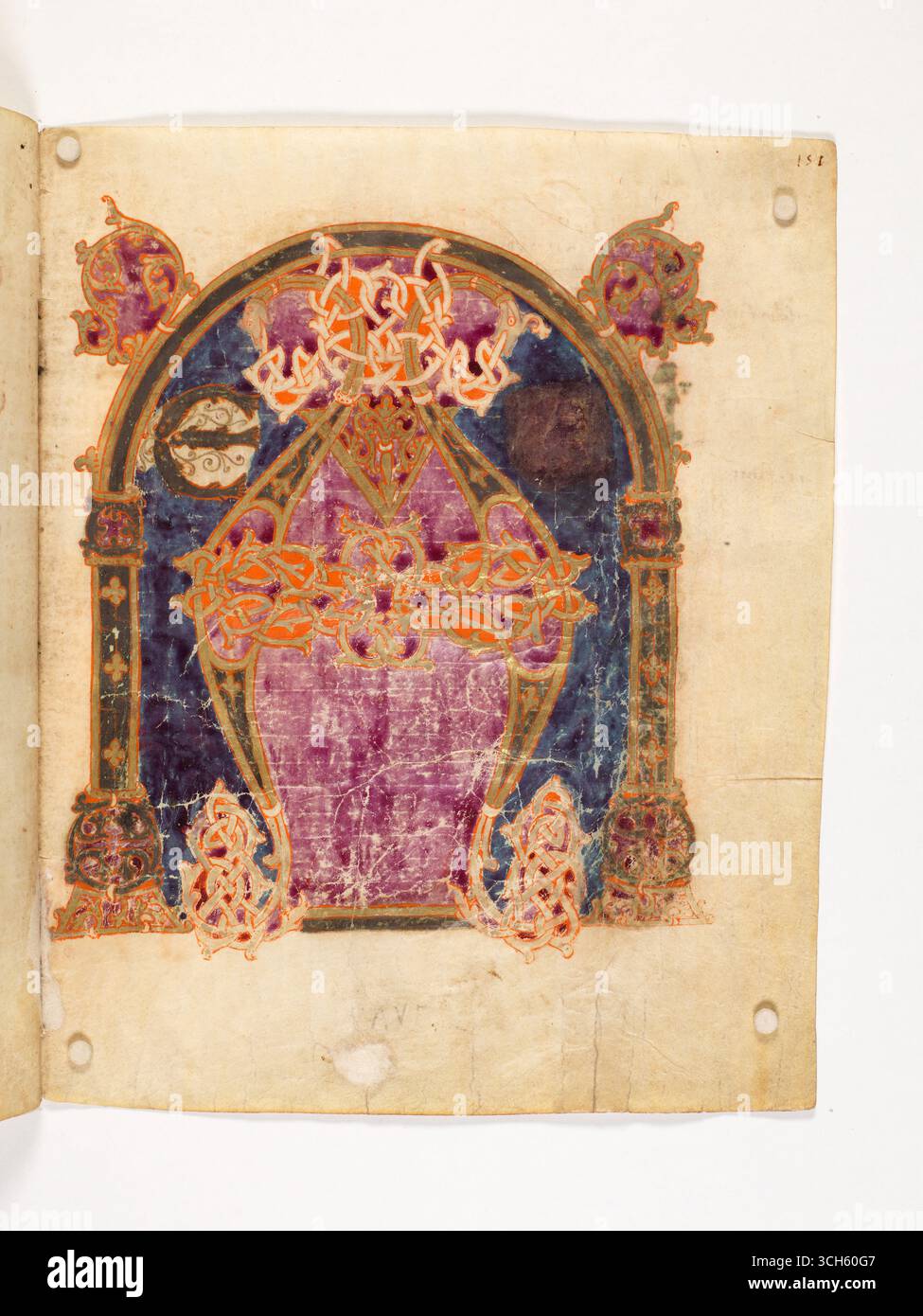 Page from the richly illustrated Prudentius manuscript, created around ...