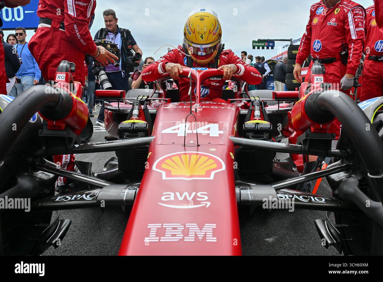 ZANDVOORT, NETHERLANDS - AUGUST 31: Lewis Hamilton of Great Britain ...