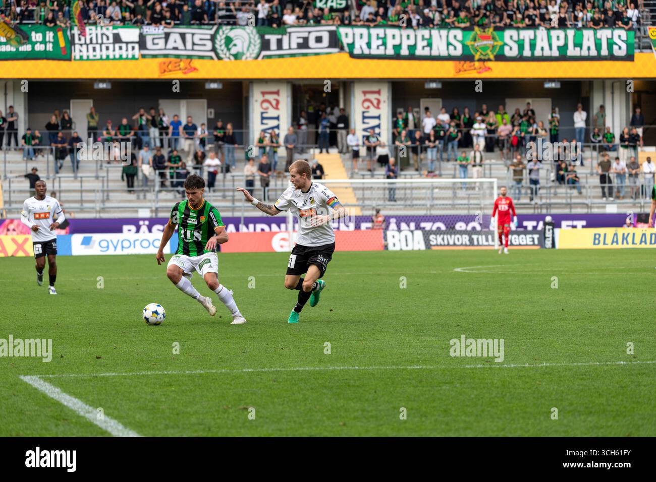 Gothenburg, Sweden. 31st Aug 2025. Moment in second half of match ...