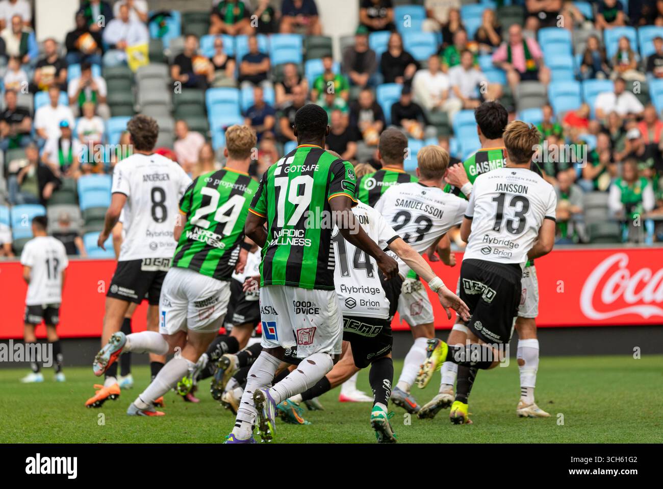 Gothenburg, Sweden. 31st Aug 2025. Moment in second half of match ...