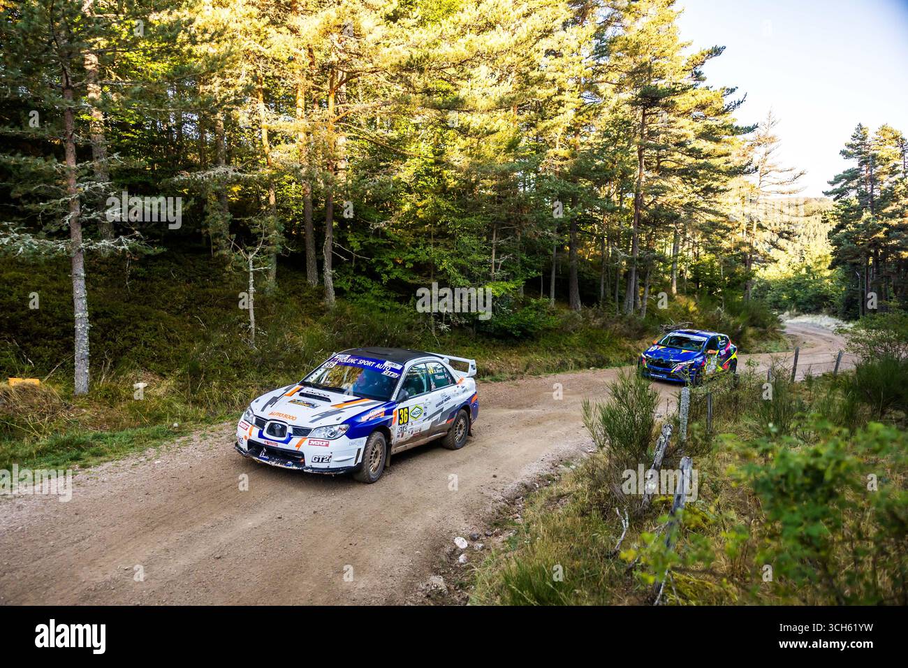 36 MOREL Jean-Luc, ROMERO Pascal, Subaru Impreza WRX STI, action during ...