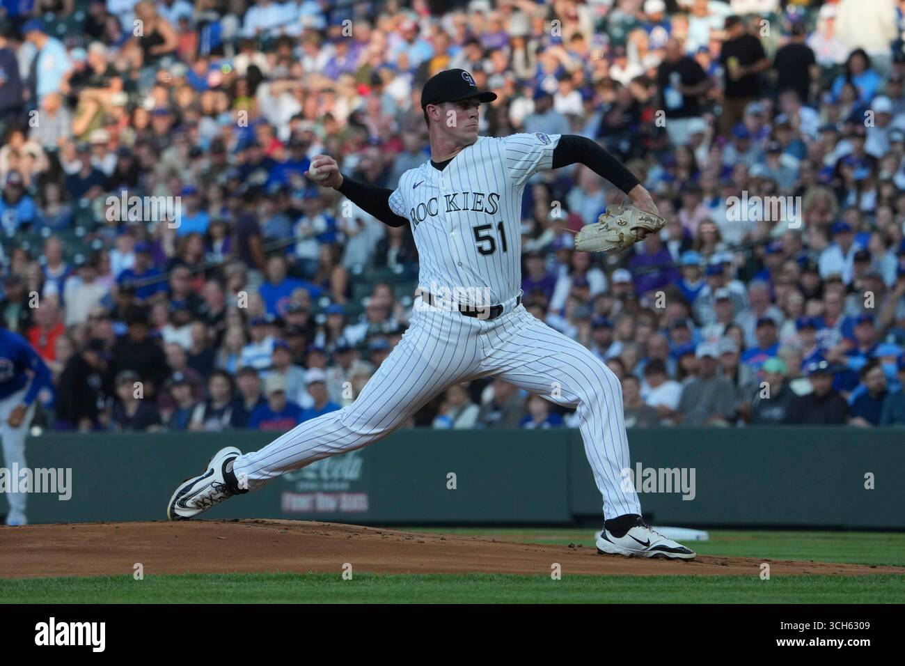 August 30 2025: Colorado pitcher Cade Brown (51) throws a pitch during ...