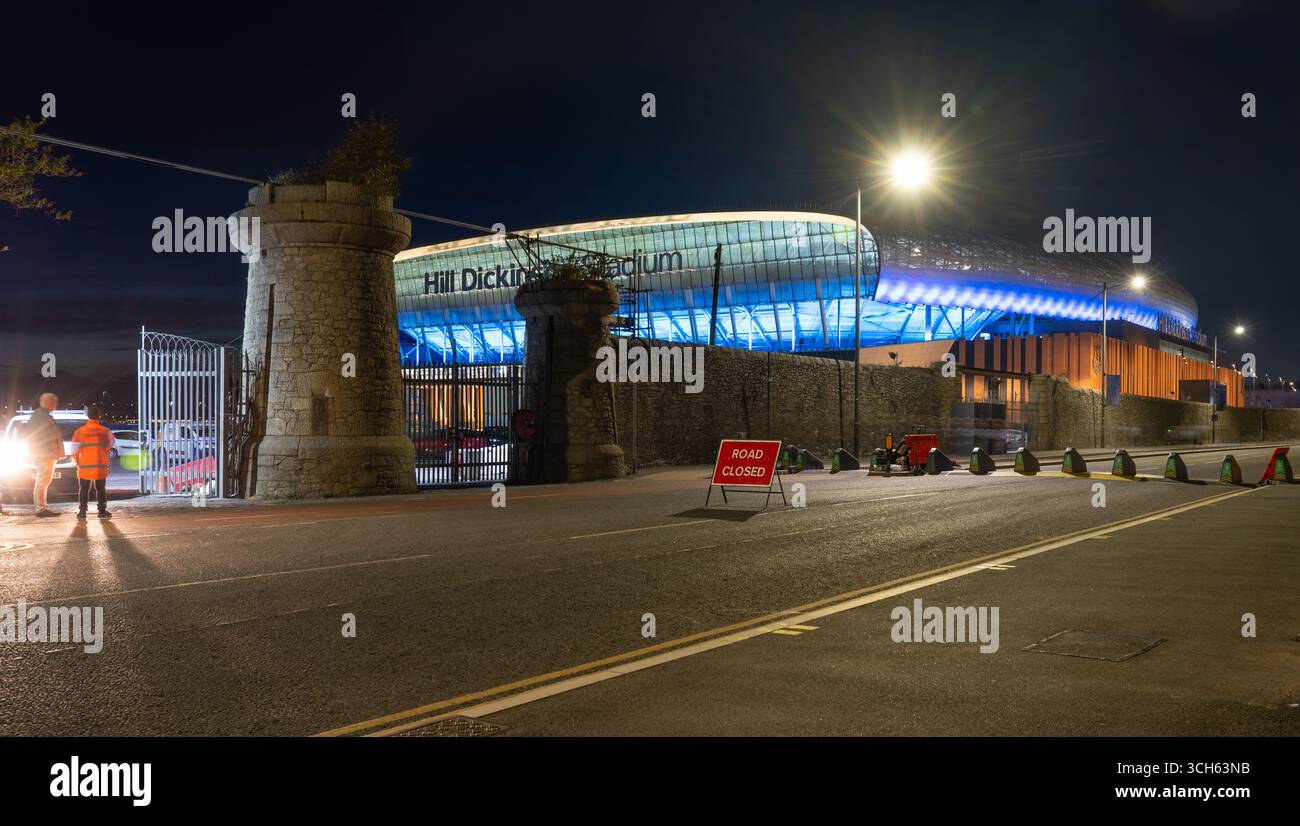 The Hill Dickinson Stadium, Bramley Moore Dock, Liverpool. Everton F.C ...
