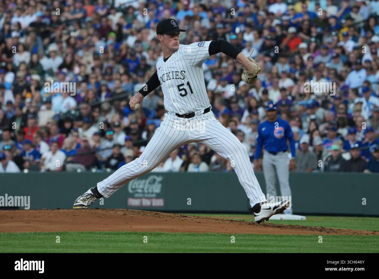August 30 2025: Colorado pitcher Cade Brown (51) throws a pitch during ...