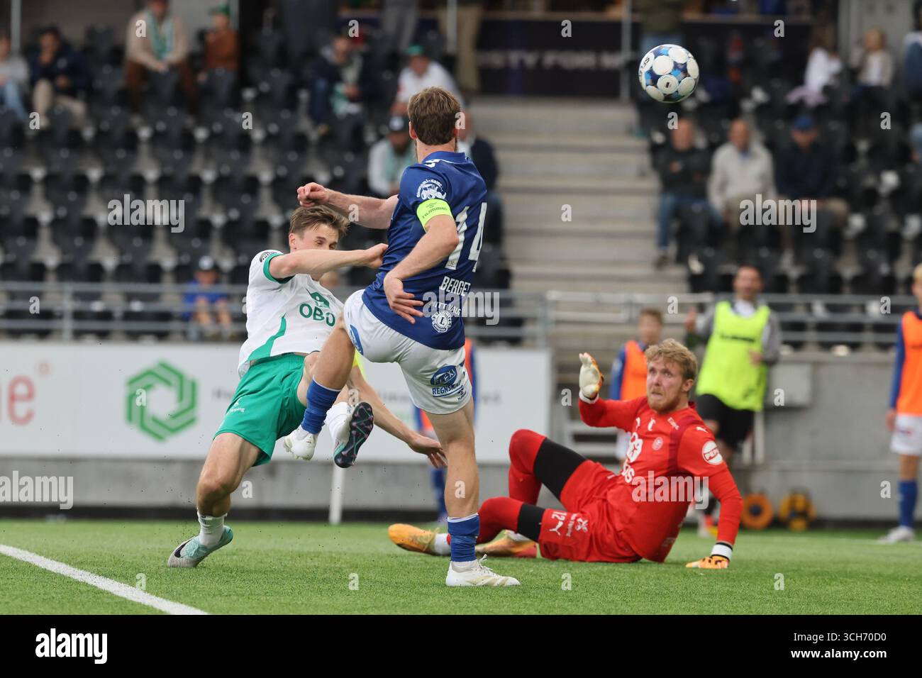 Hamar 20250831. Sarpsborg 08's Jo Inge Berget during the elite football ...