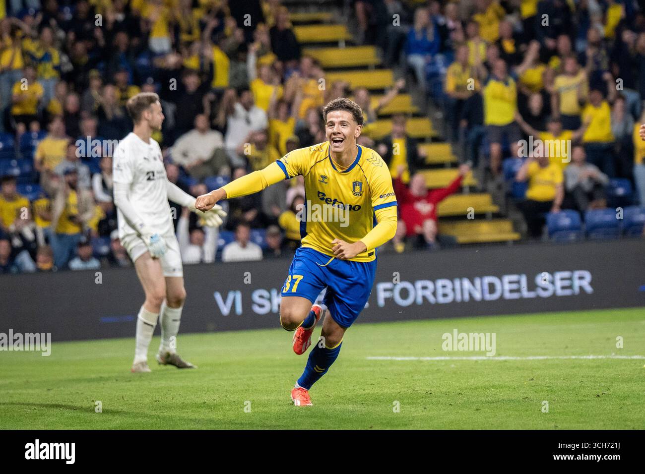 Broendby's Clement Bischoff During the Superliga match between Broendby ...
