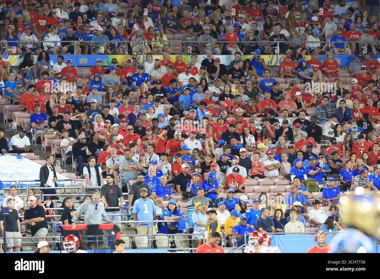PASADENA, CA - AUGUST 30: Utah Utes fans during a football game between ...
