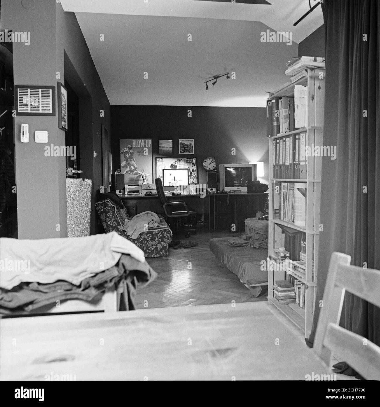 Indoor cozy scene Black and White Stock Photos & Images - Alamy