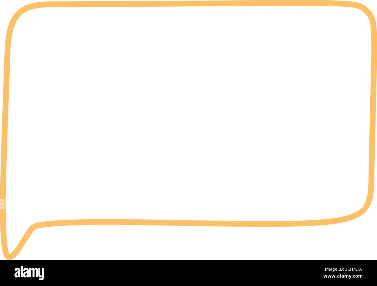 Oval square blank speech Stock Vector Images - Alamy