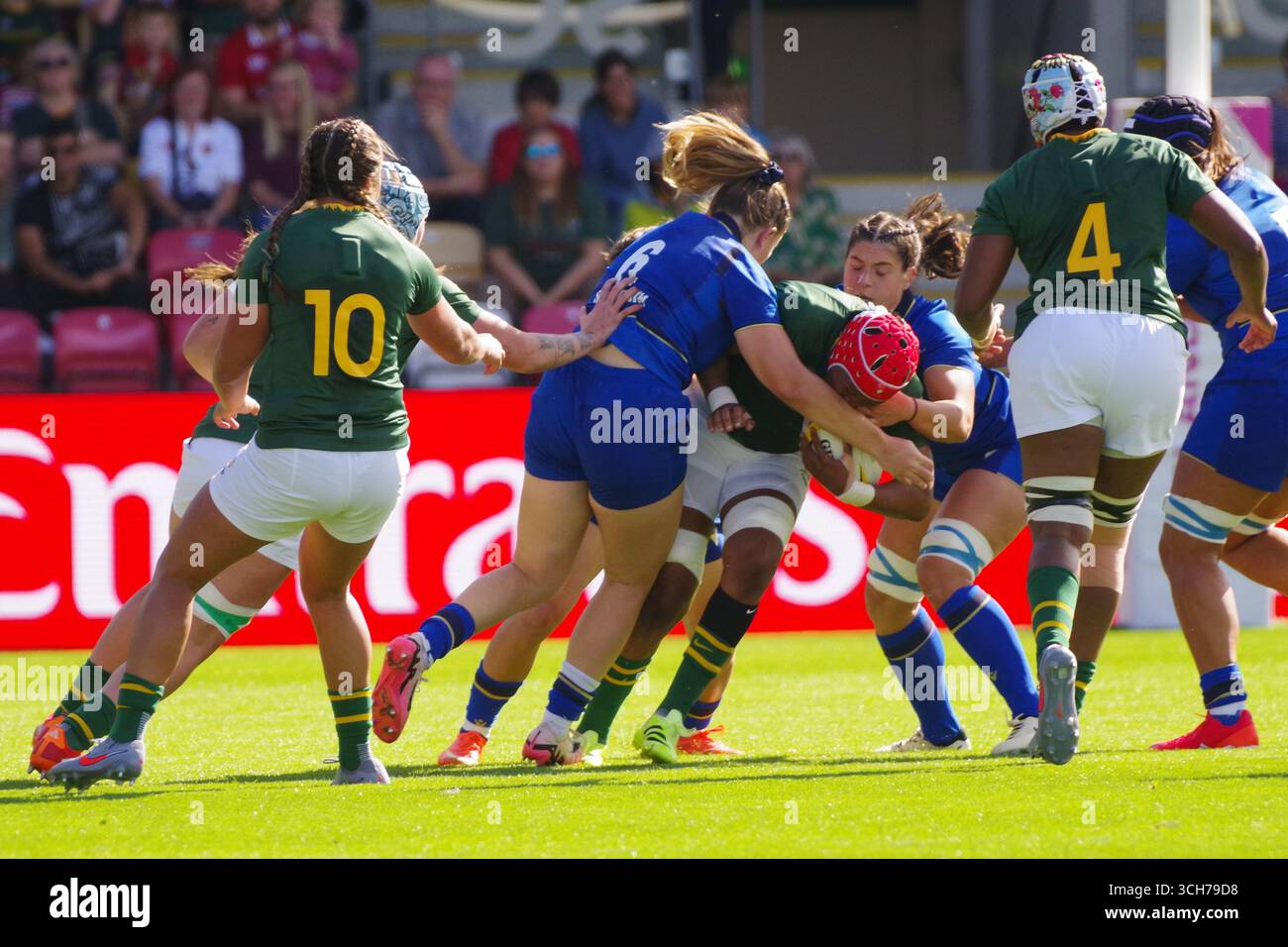 York, England, 31 August 2025. Sinazo Mcatshulwa playing for South ...