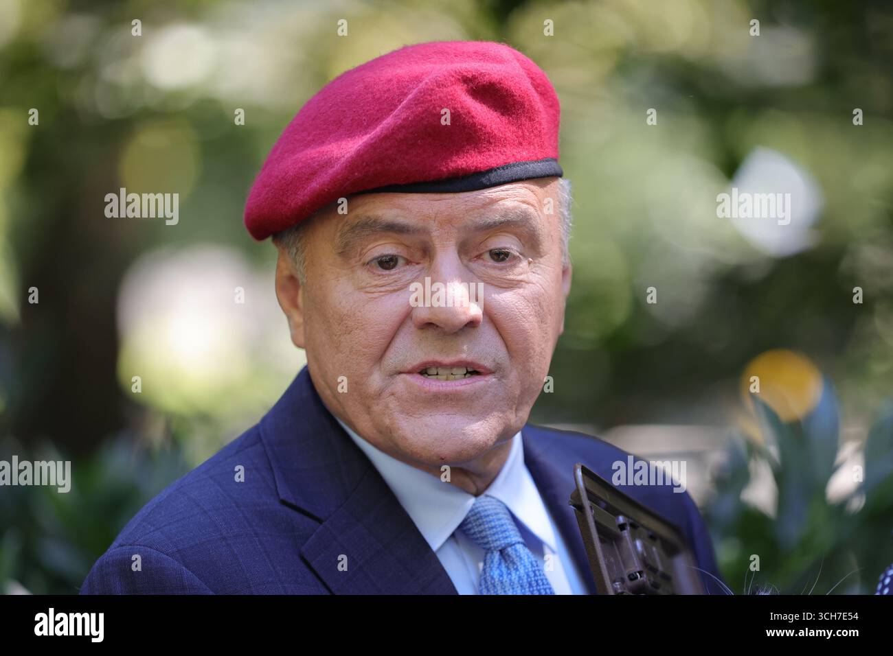 NEW YORK CITY – August 31, 2025: Mayoral candidate Curtis Sliwa, joined ...