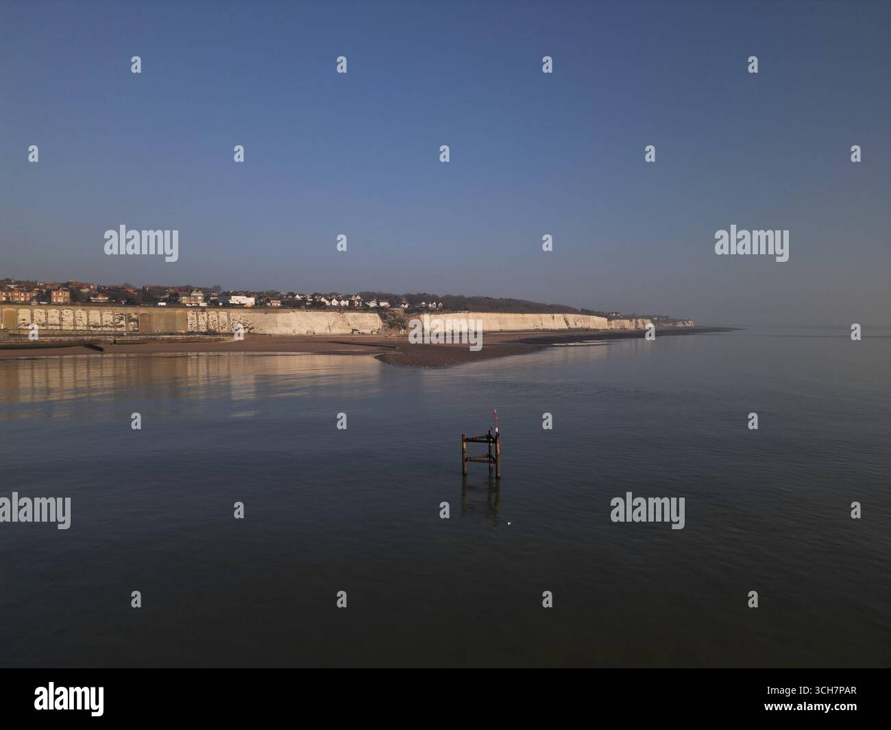 Coastal tide marker aerial view hi-res stock photography and images - Alamy