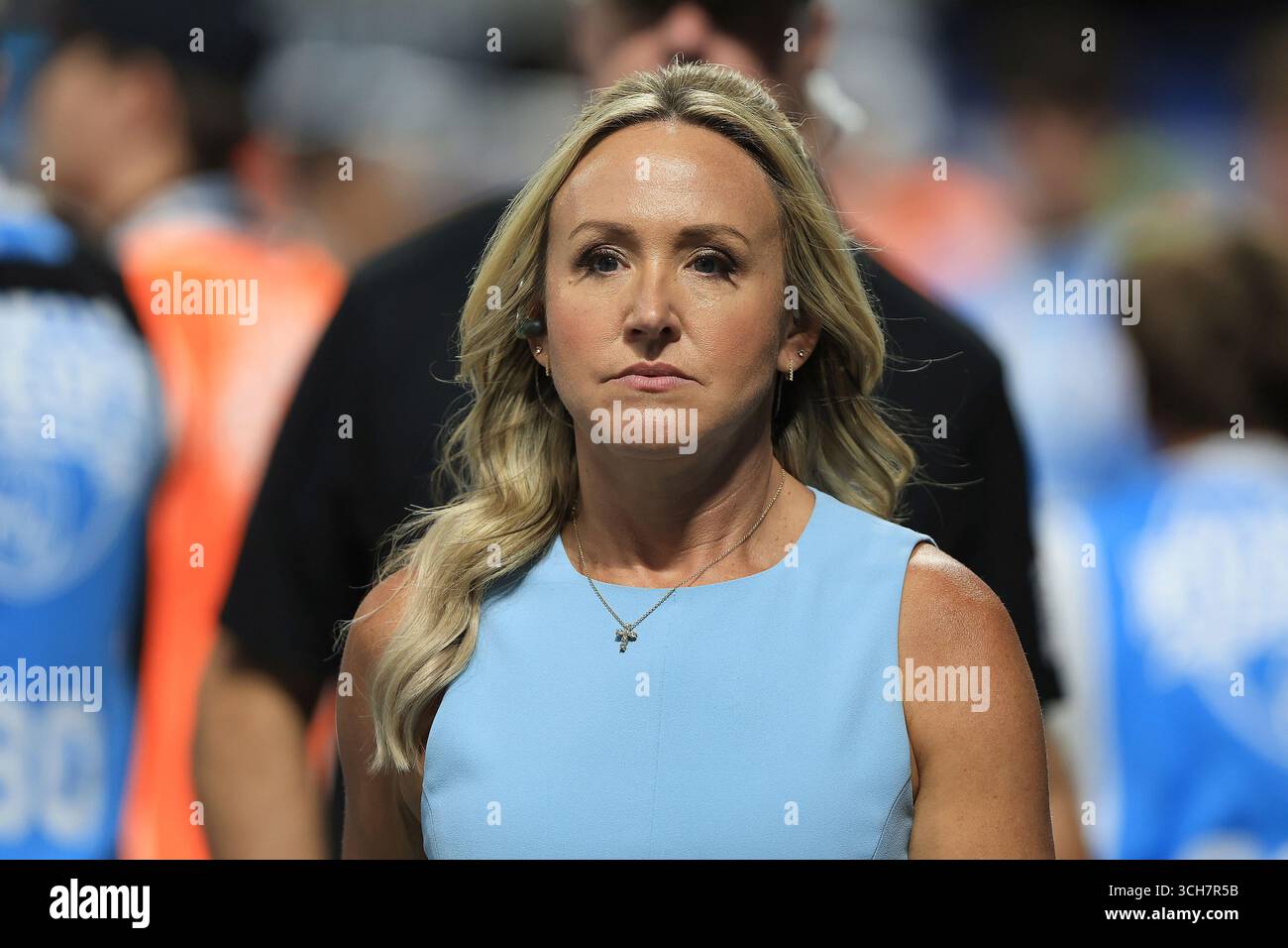 ATLANTA, GA - AUGUST 31: ESPN sideline reporter Kris Budden during the ...