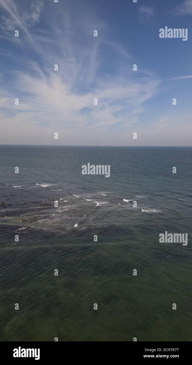 Drone aerial views of Walpole Bay tidal pool and Palm Bay Cliftonville ...