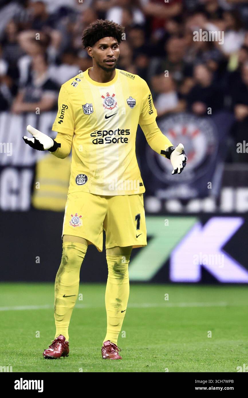 SP - SAO PAULO - 08/31/2025 - BRAZILIAN A 2025, CORINTHIANS x PALMEIRAS - Hugo Souza ...