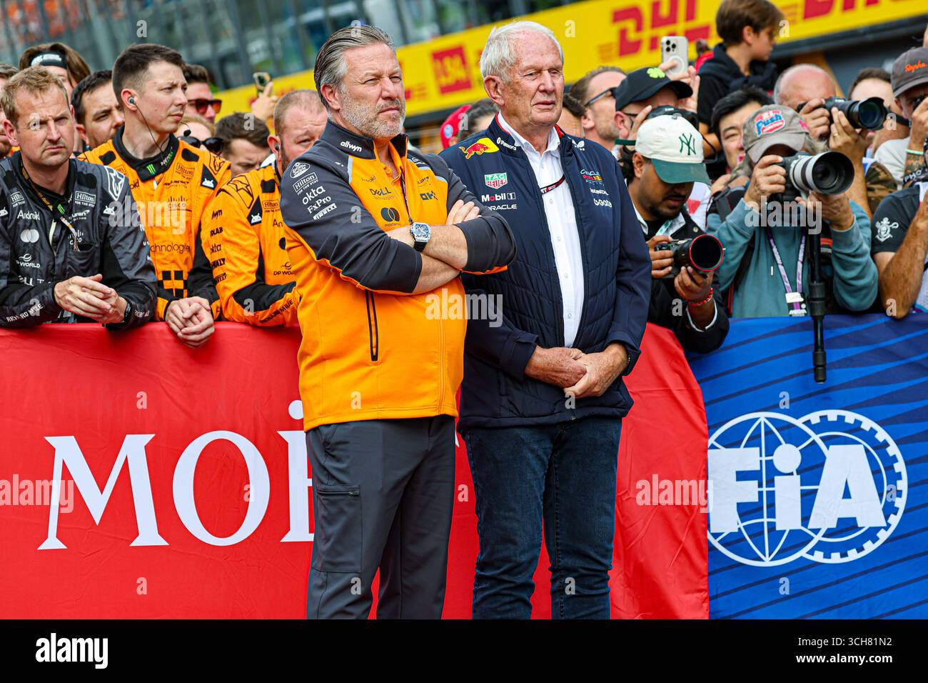 8/31/2025 - Zak Brown (USA) - CEO McLaren Racing and Helmut Marko (AUT ...