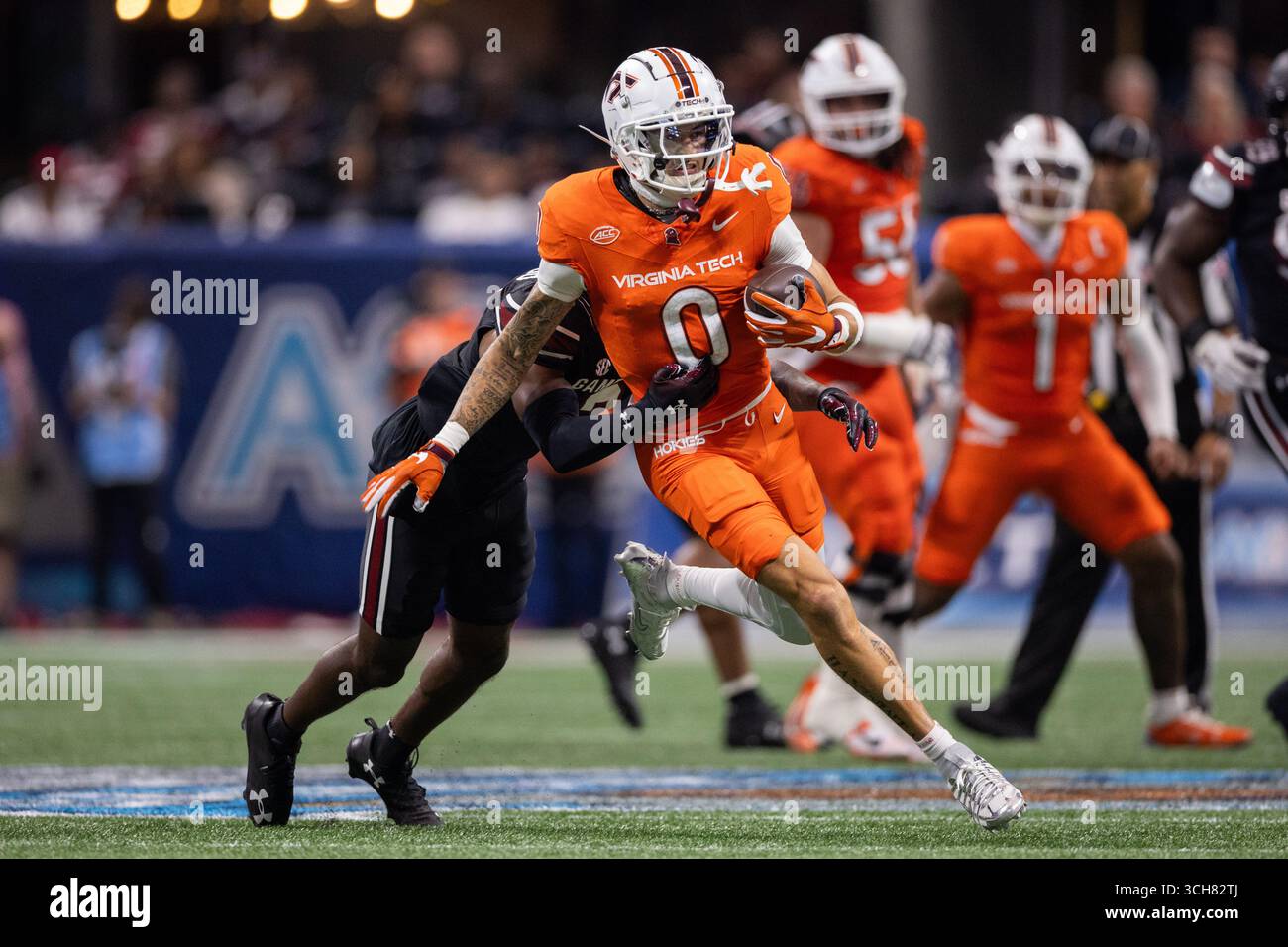 August 31, 2025: Virginia Tech Hokies wide receiver Ayden Greene (0 ...