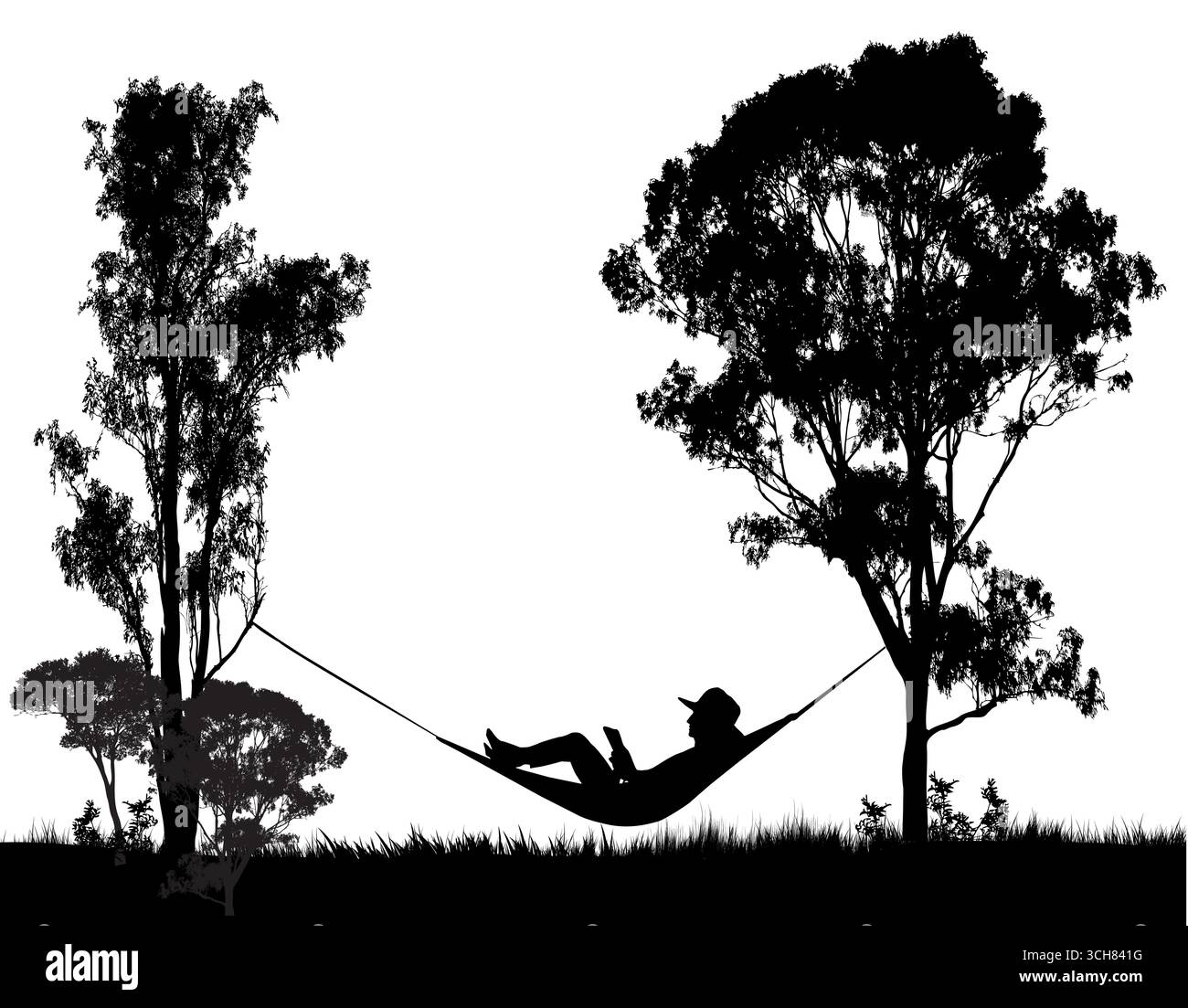 Swinging black man in Stock Vector Images - Alamy