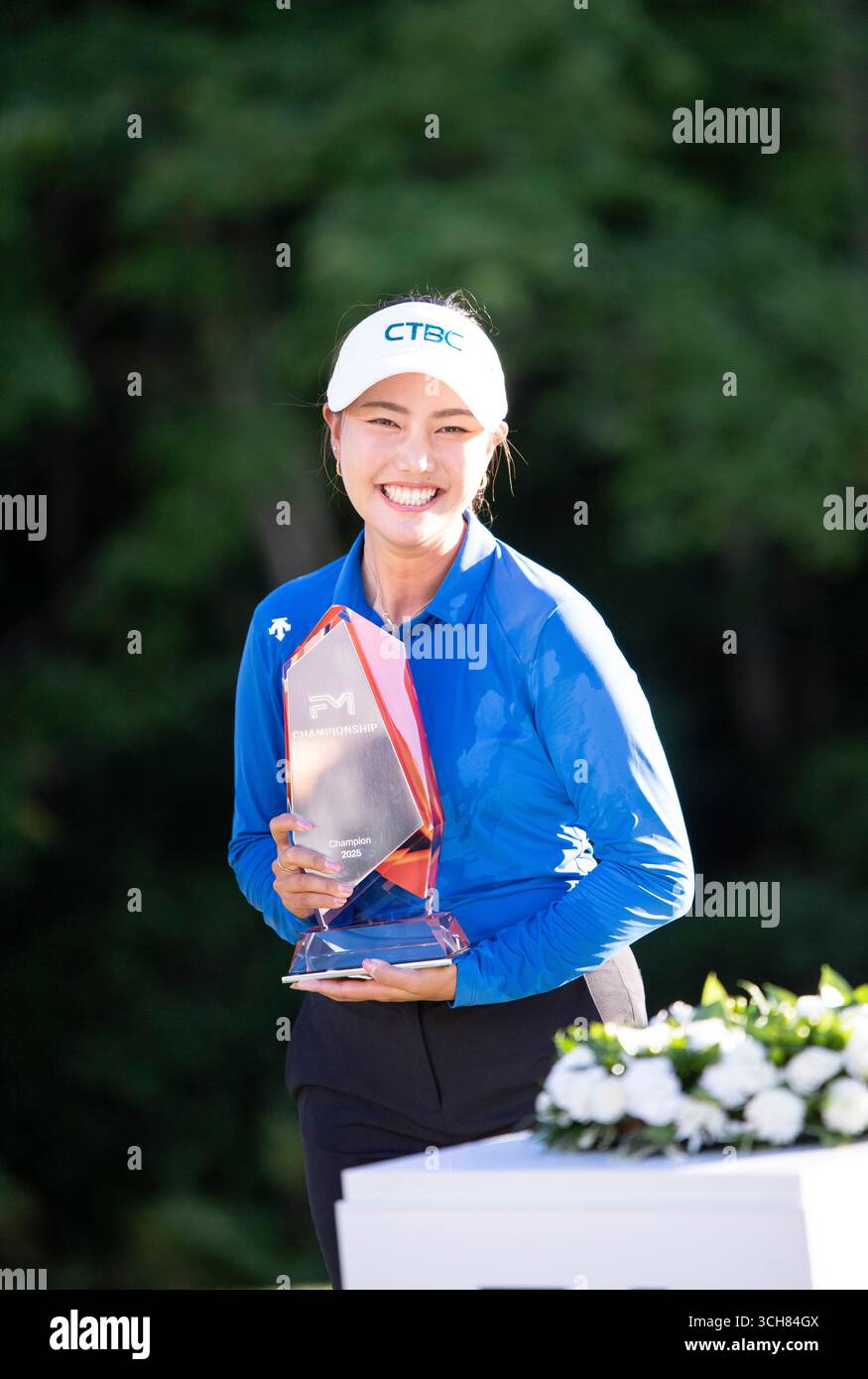 Norton, MA. August 31, 2025. Miranda Wang wins the 2025 FM Championship ...