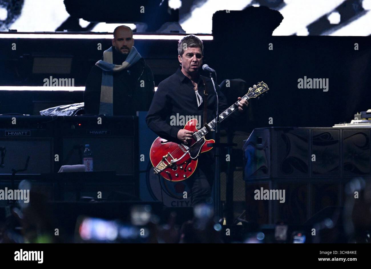 Noel Gallagher of Oasis performs on Sunday, Aug. 31, 2025, at MetLife ...