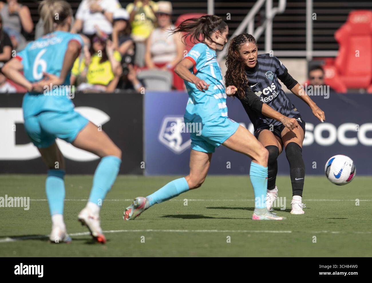 WASHINGTON, DC - AUGUST 31: Washington Spirit forward Trinity Rodman (2 ...