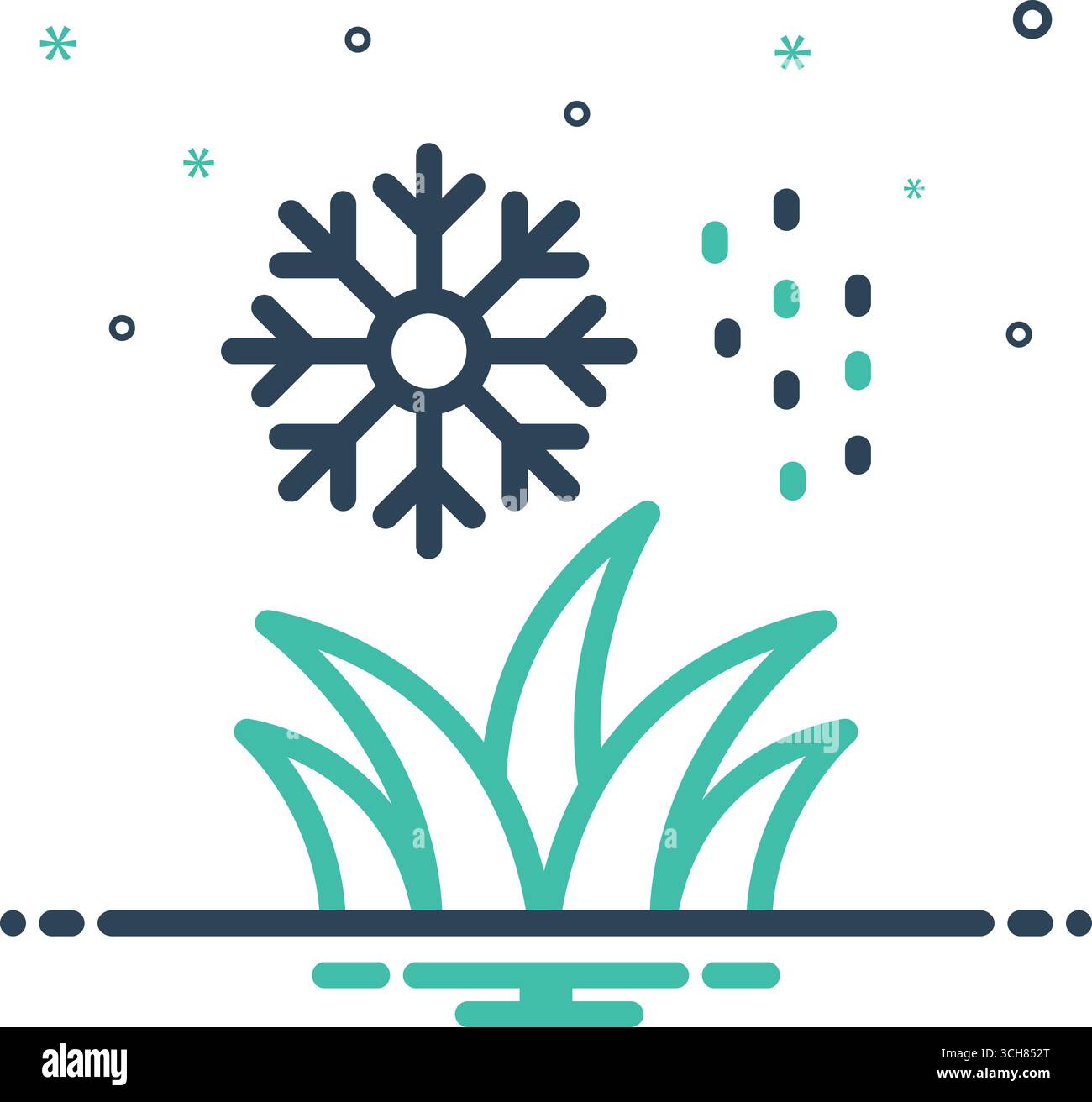 Icon frost hoar Stock Vector Images - Alamy