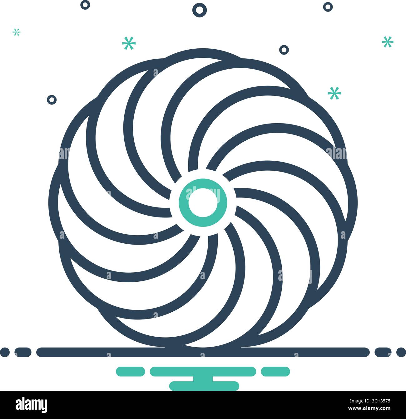 Icon cyclone whirlwind Stock Vector Images - Alamy