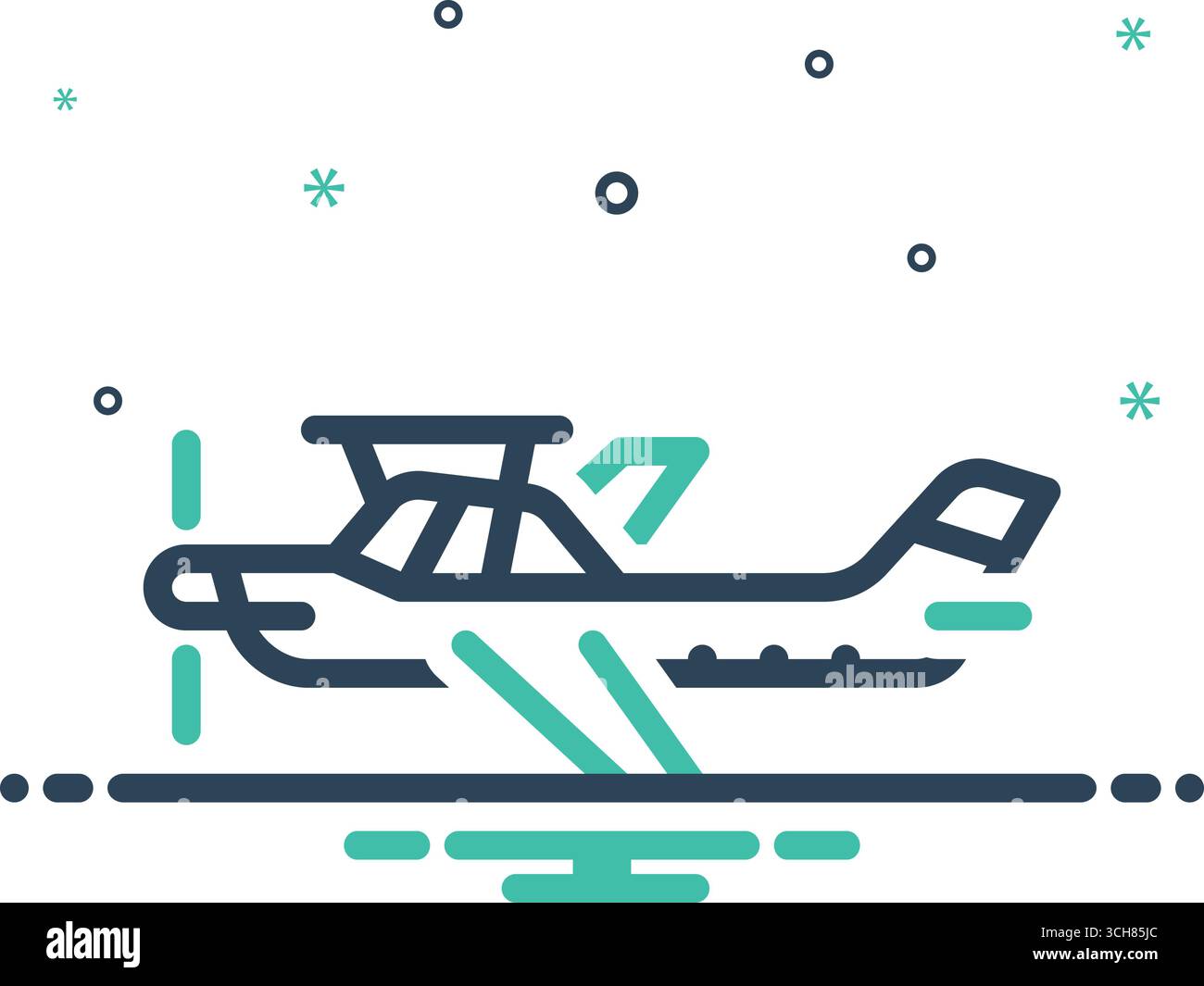 Icon for cessna, glider Stock Vector Image & Art - Alamy