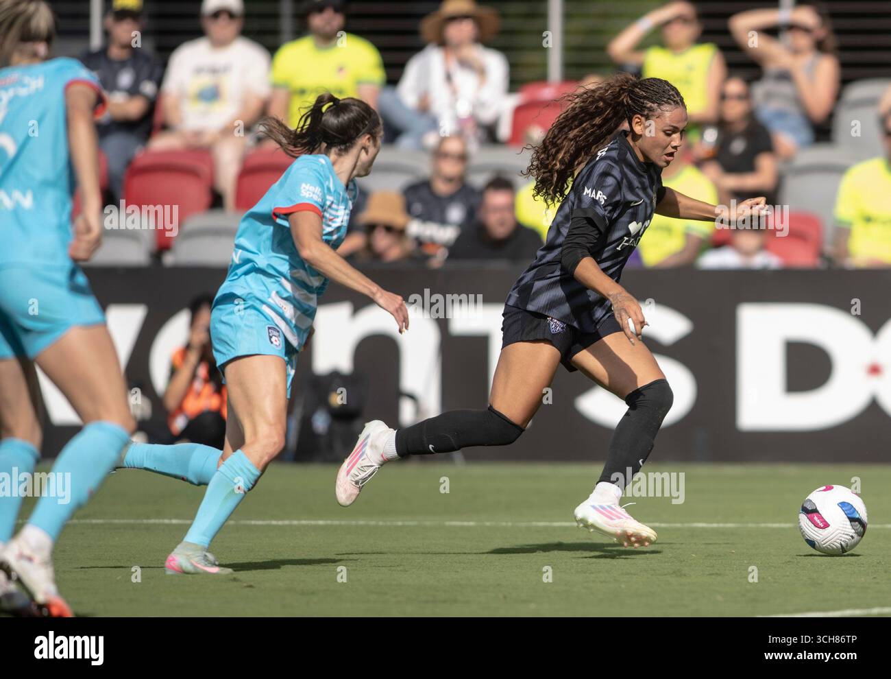 WASHINGTON, DC - AUGUST 31: Washington Spirit forward Trinity Rodman (2 ...