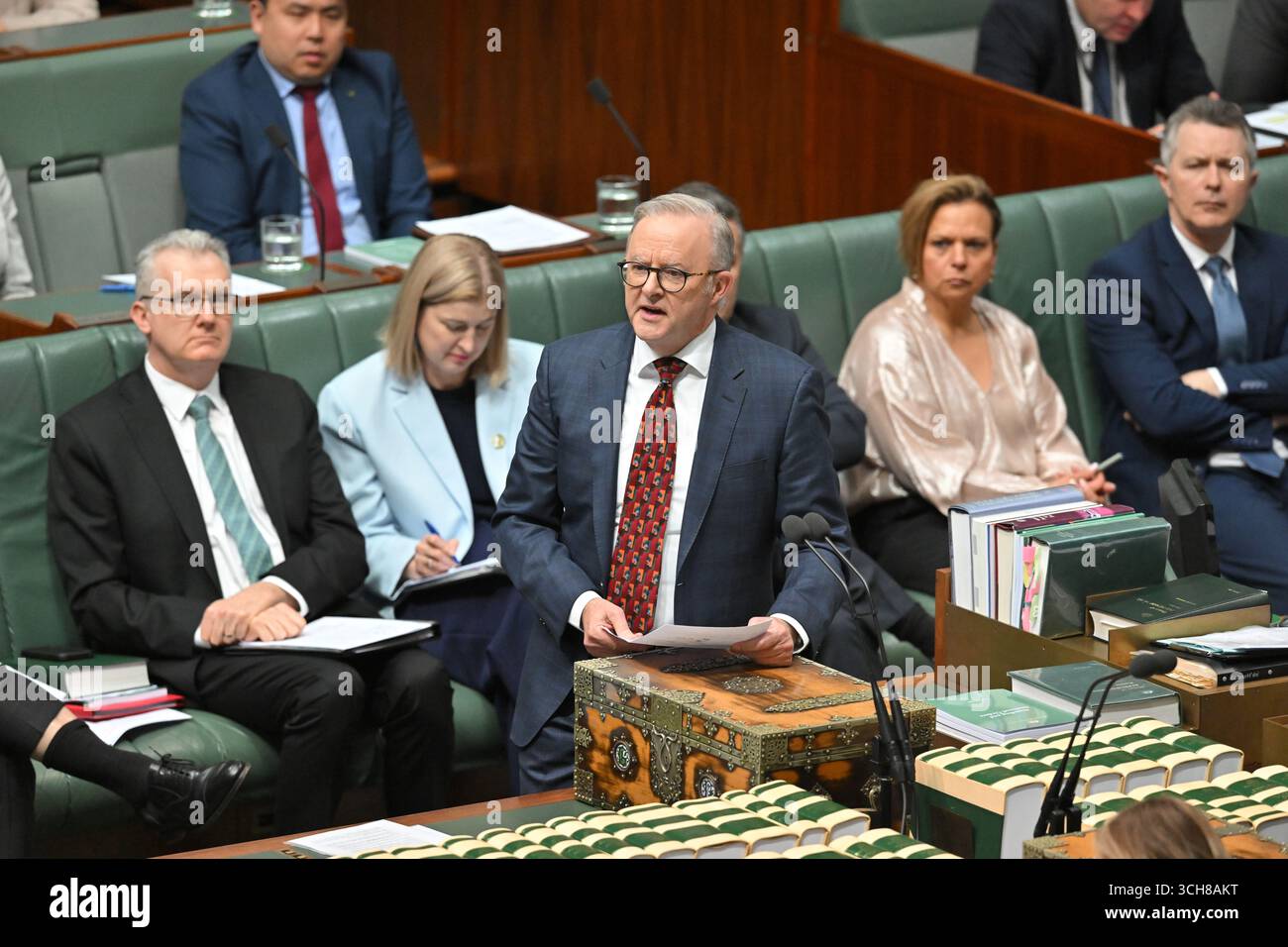 Prime Minister Anthony Albanese during Question Time in the House of ...