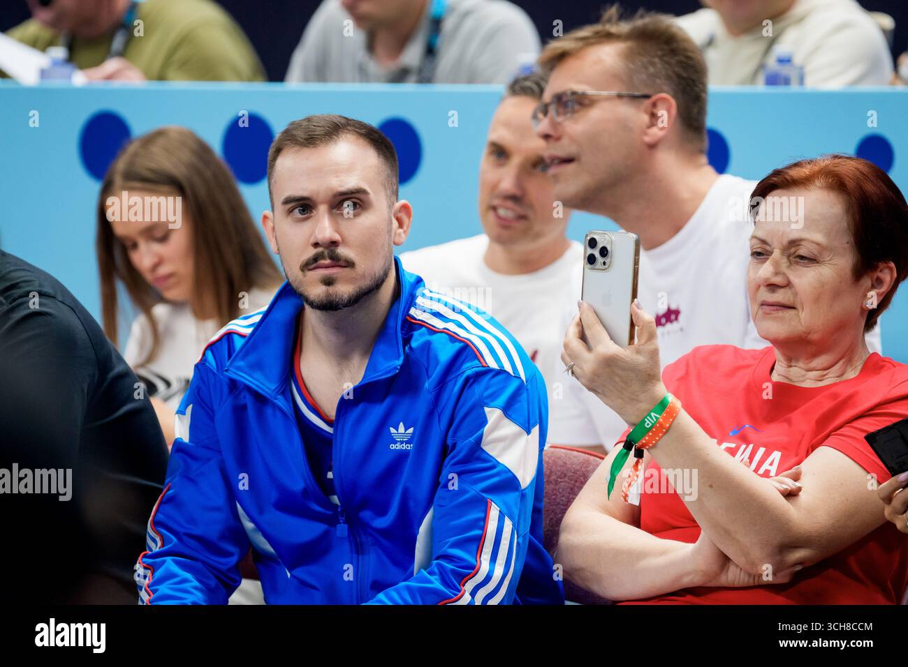 RIGA, LATVIA. 30th August 2025. Milos Nedjelkov also known as Balkan ...