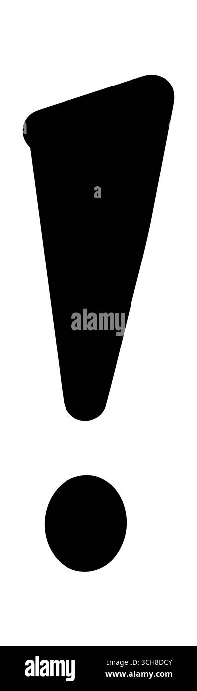 Caution alert icon doodle Black and White Stock Photos & Images - Alamy