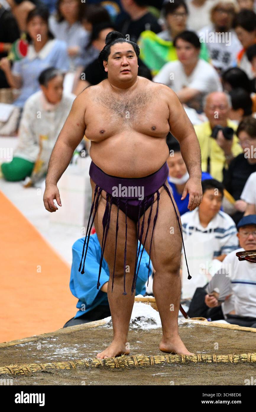 Roga, AUGUST 31, 2025 - Sumo : Kasukabe Sumo Tournament at Kasukabe ...