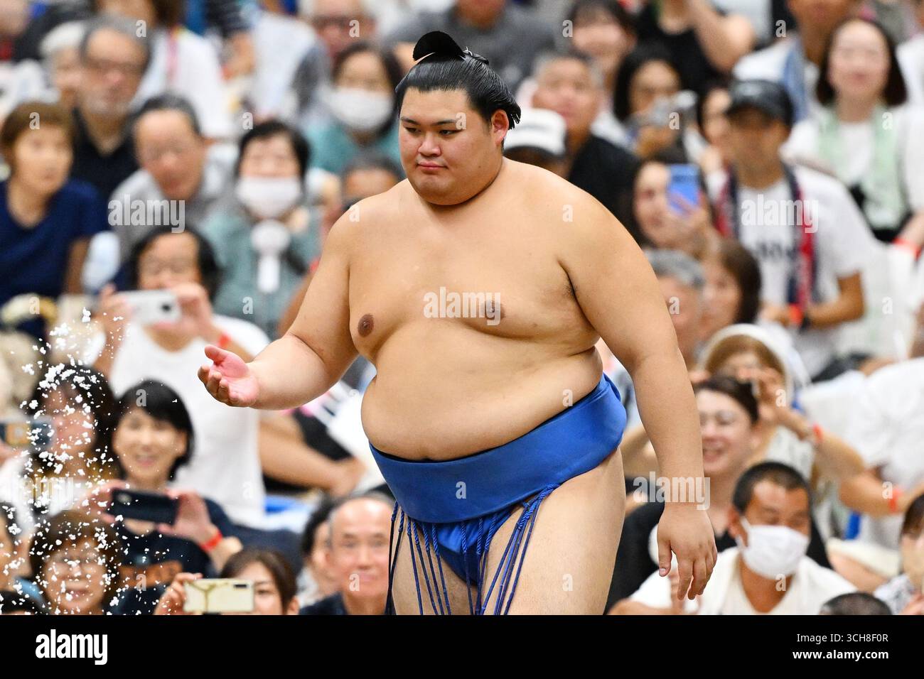 Saitama, Japan. Credit: MATSUO. 31st Aug, 2025. Onosato Sumo : Kasukabe ...