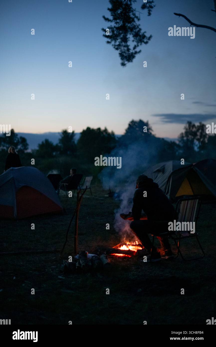 Rustic tents hi-res stock photography and images - Alamy