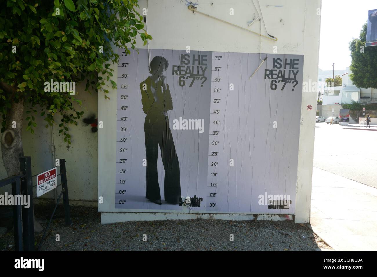 Los Angeles, California, USA 31st August 2025 Singer Sombr Billboard on ...