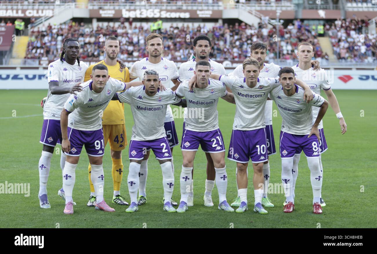 ACF Fiorentina team picture during the Italian Serie A, 2025/26 season ...