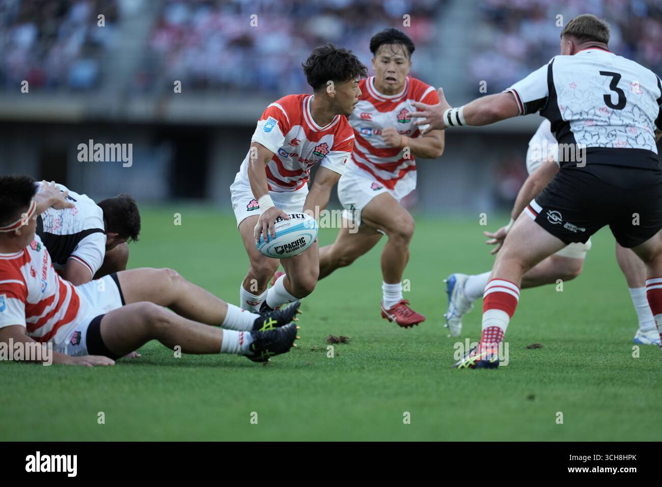 Japan's Shinobu Fujiwara during the 2025 World Rugby Pacific Nations ...