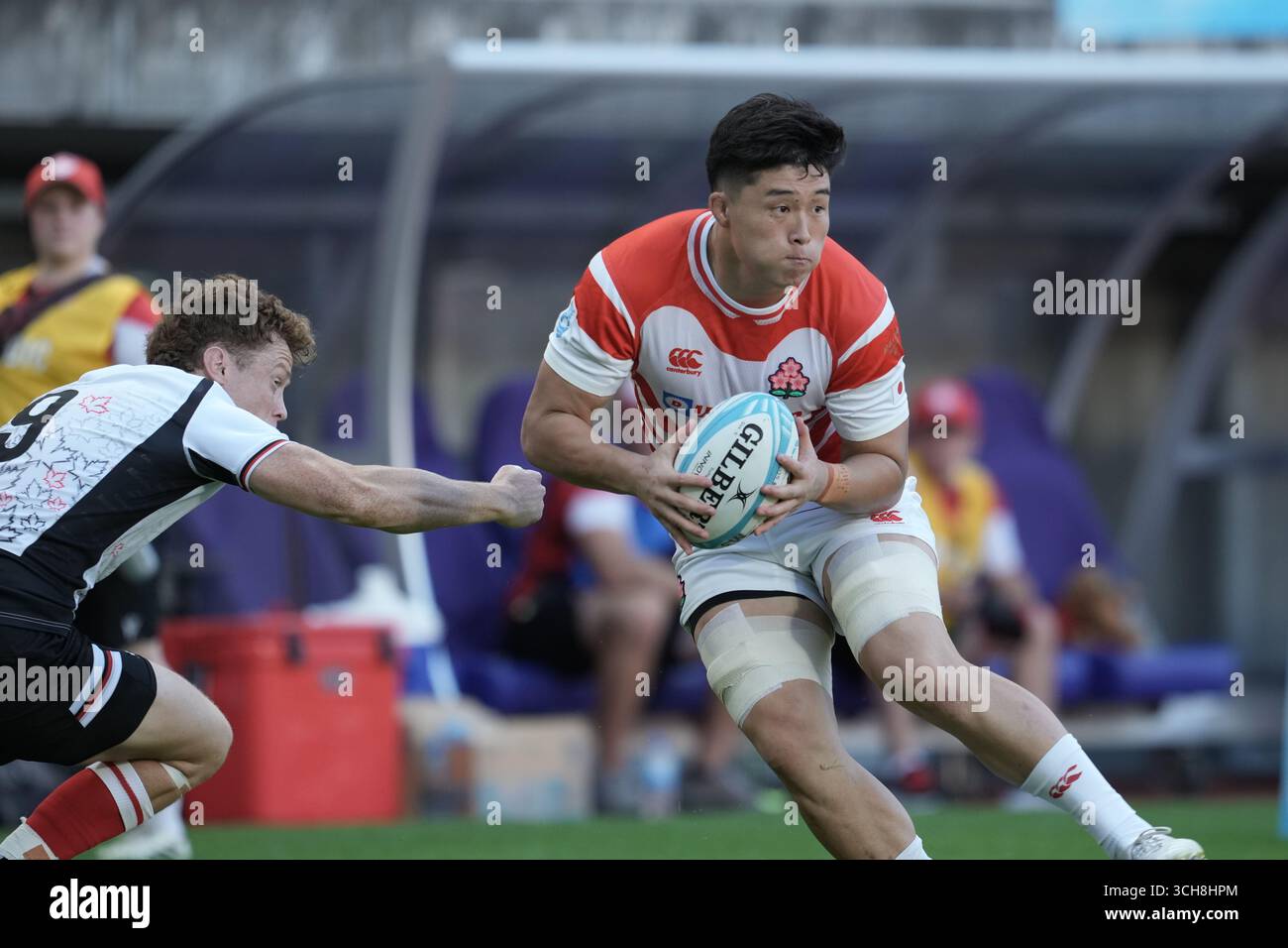 Japan's Kanji Shimokawa during the 2025 World Rugby Pacific Nations Cup ...